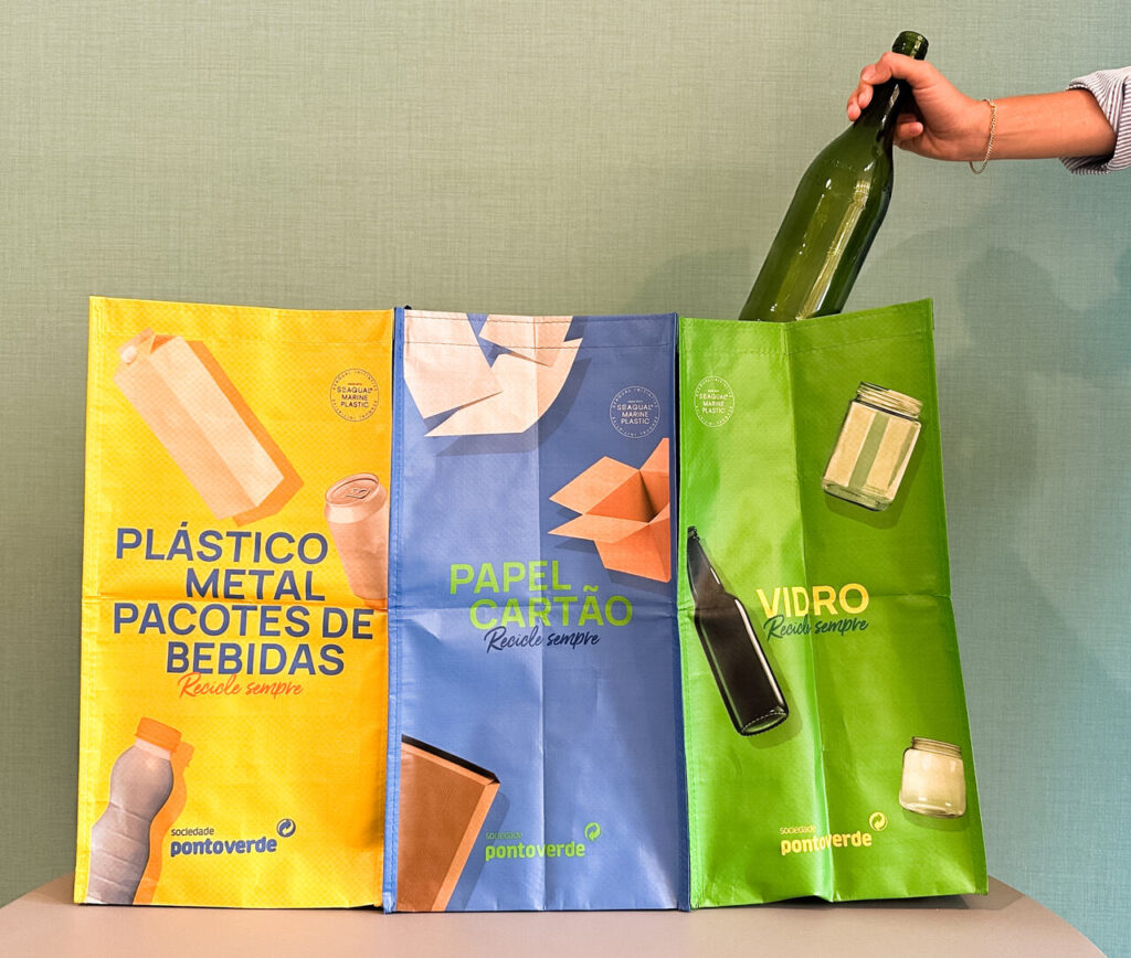 Do oceano para casa: SPV tem novos ecobags feitos de plástico marinho SEAQUAL®